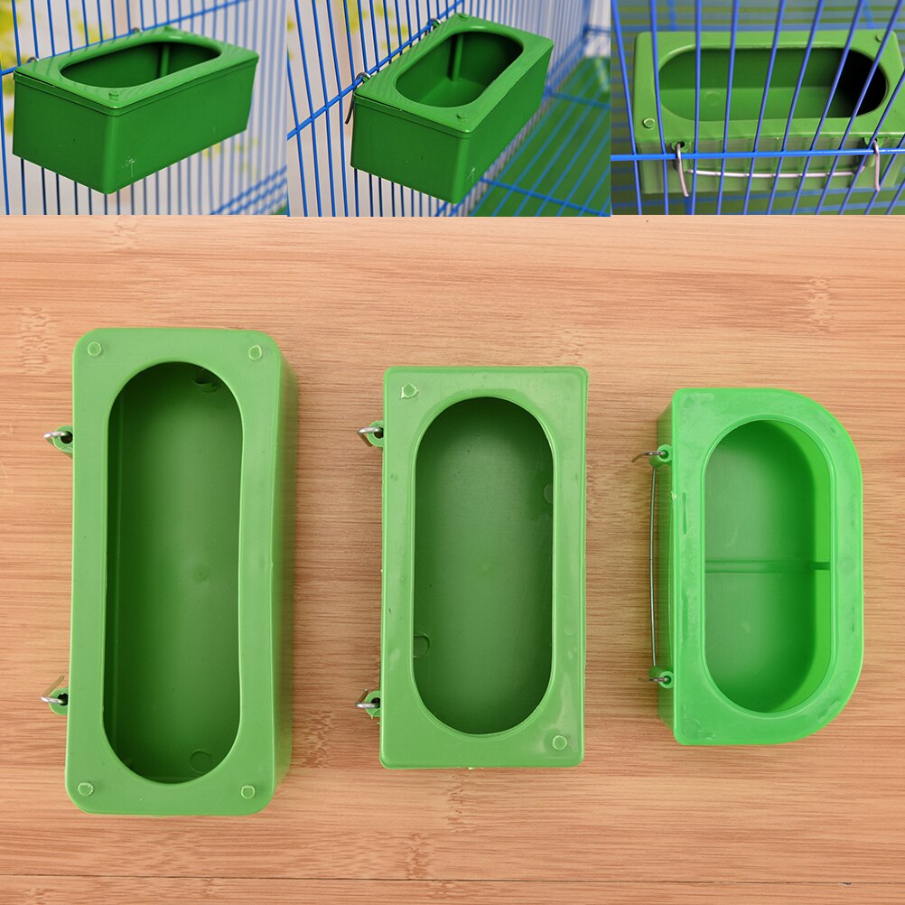 Pet Birds Hanging Feeding Trough Parrot Food Water... – Grandado