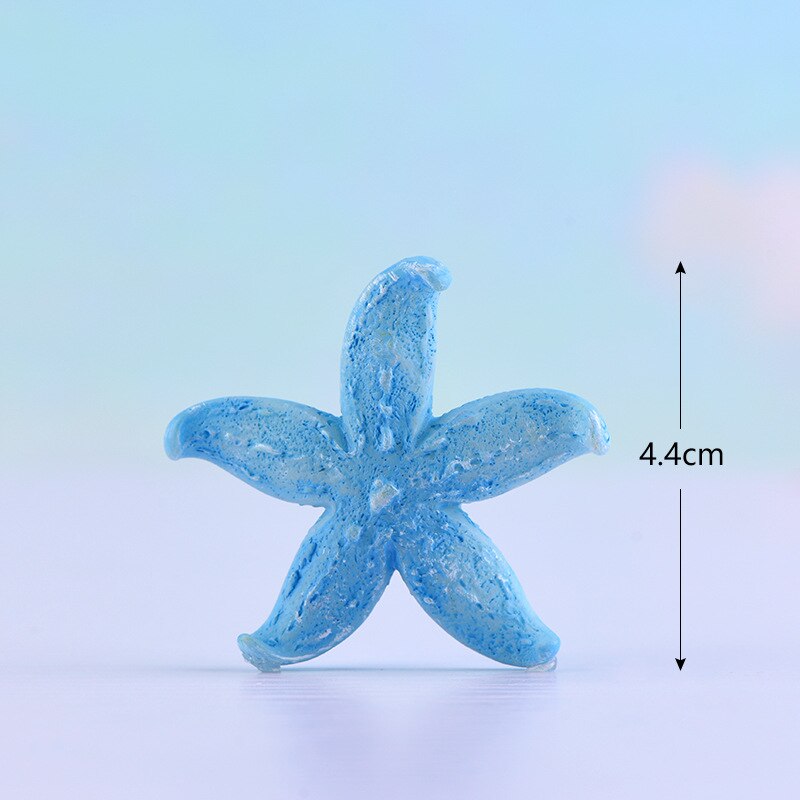 Colorful sea star Starfish Shells Ornaments Mini C... – Grandado