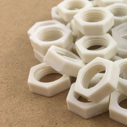 50 stks/partij Metric Moer M10 Plastic Hexagon Moe... – Vicedeal