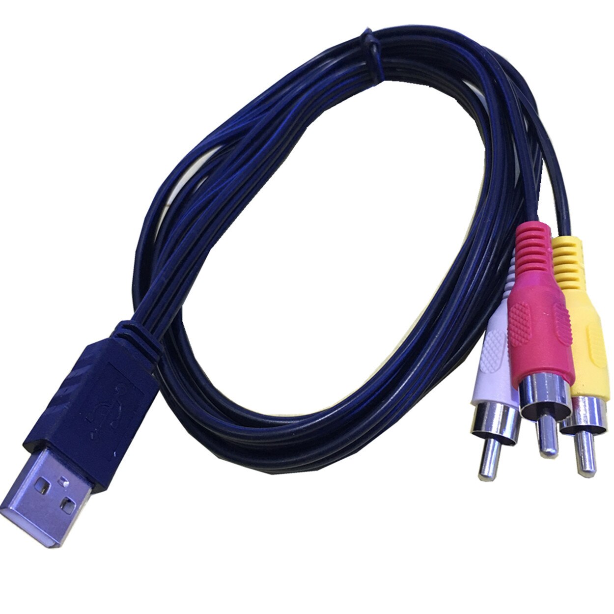 USB to three lotus AV cable USB to 3RCA audio and ... – Vicedeal