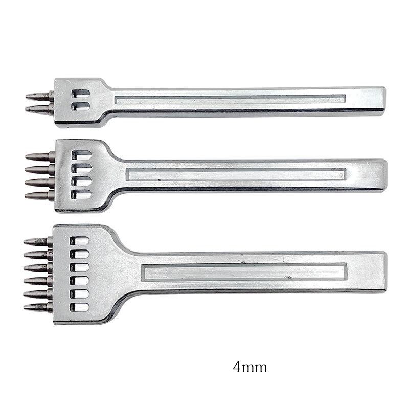 3Pcs/set DIY Leather Round Row Punching Tool Steel... – Vicedeal
