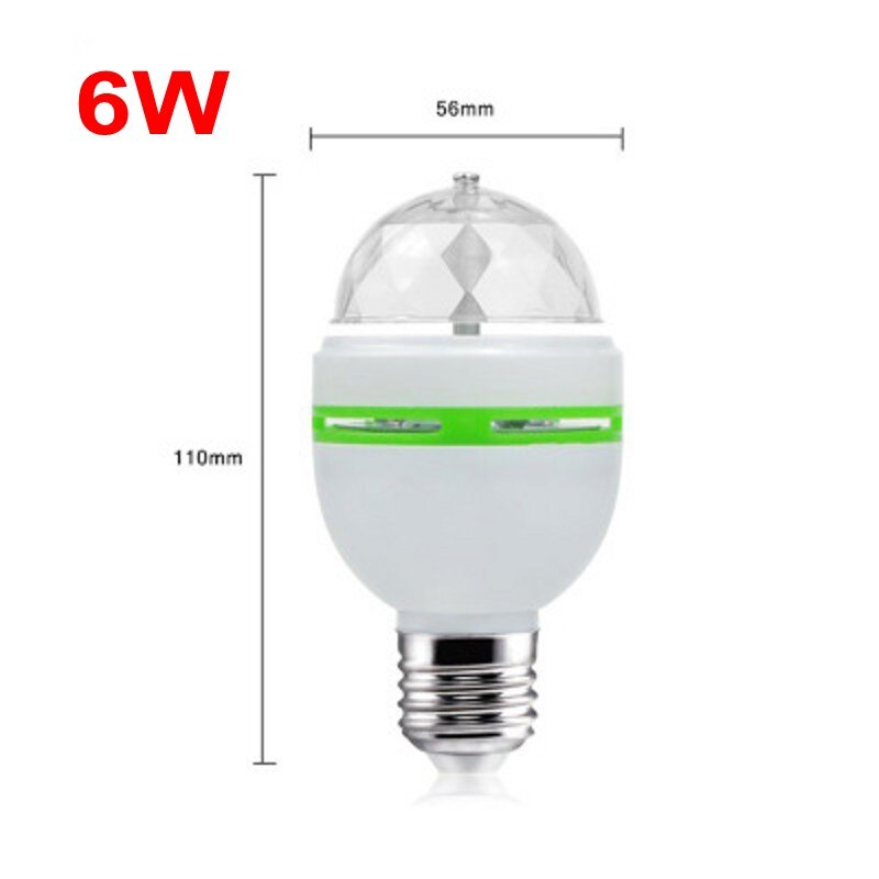1-3 uds E27 lámpara LED RGB 9W 6W AC85-265V bulbo ... – Grandado