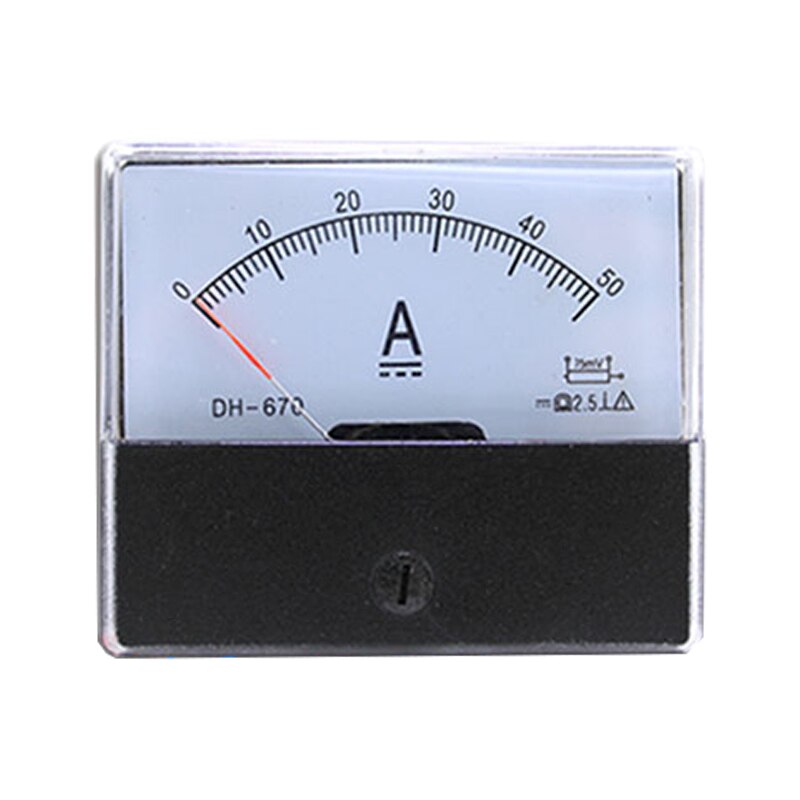 Anlog Amp Meter DH-670 DC Ammeter Gauge Current Me... – Grandado