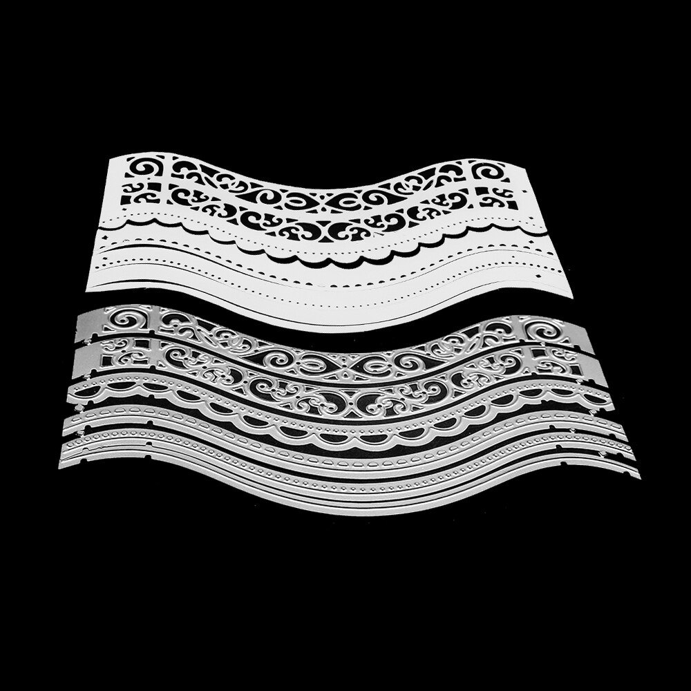 Lace Edge Metal Cutting Dies Mold Embossing Curved... – Grandado