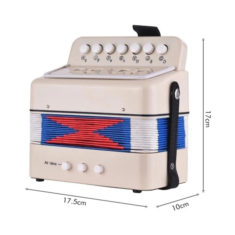 Bas dragspel 7 tangenter 3 luftventiler barn drags... – Grandado