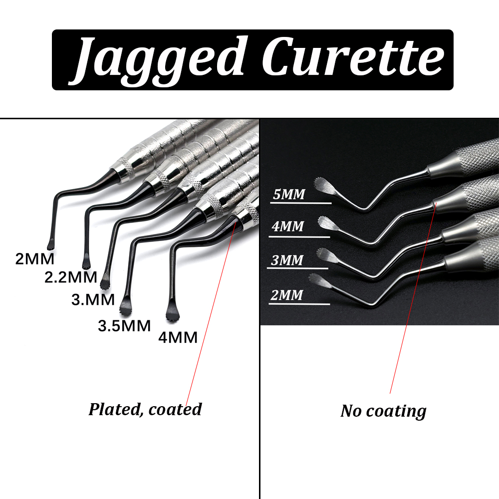 1Pcs Dental Gracey Jagged Curette Periodontal Bone... – Grandado