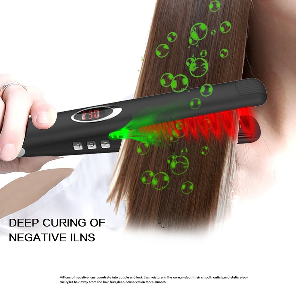 Infrared Hair Straightener Negative Ion Ceramic El... – Vicedeal