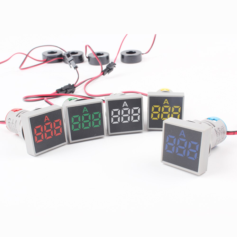 22mm AC 20V-500V 0-100A LED Voltmeter voltage mete... – Grandado