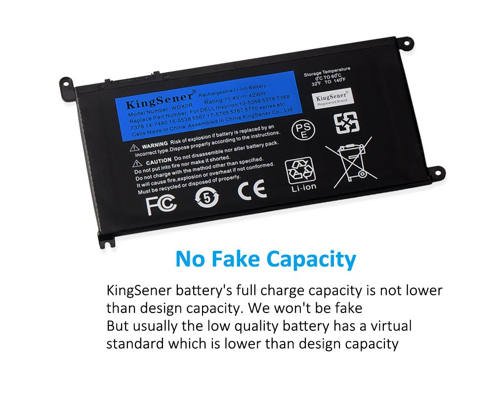 KingSener WDXOR Laptop Battery For DELL Inspiron 1... – Grandado