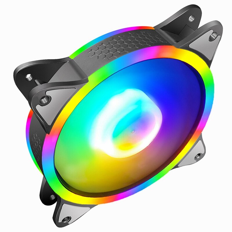 COOLMOon 12cm Computer Case Fan Highlight Dazzling... – Grandado