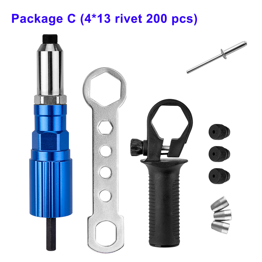 Cordless Electric Riveter Kit RIVET NUT TOOL Metal... – Grandado