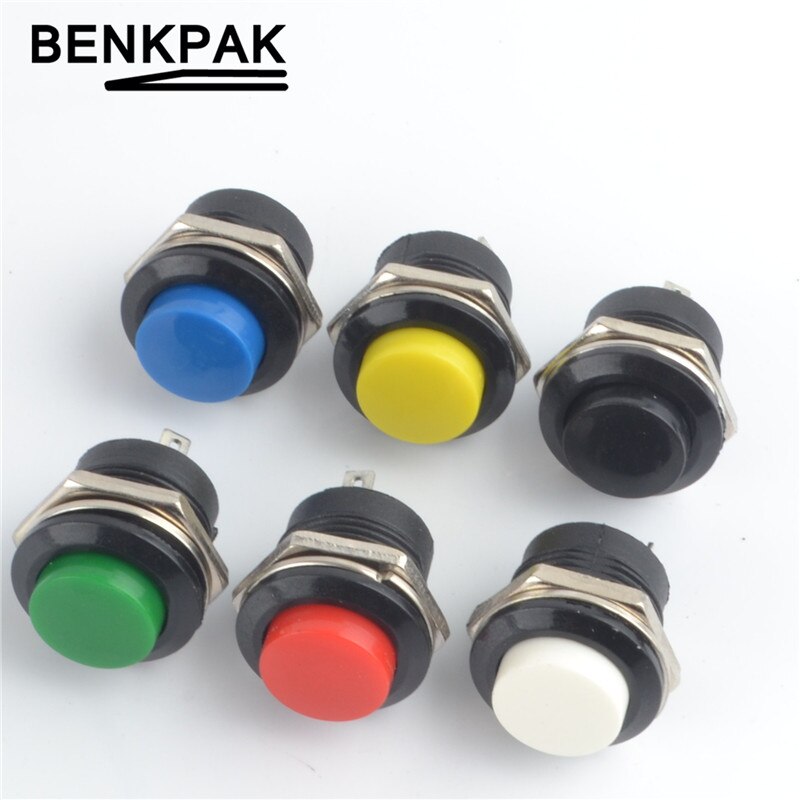 5pcs 16MM Self Return Momentary Push Button Switch – Vicedeal