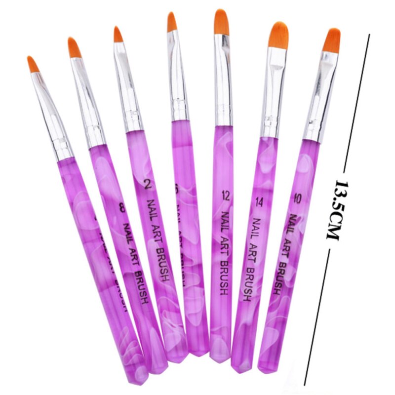 20 Stks/partij Nail Art Brush Pennen Uv Gel Nail P... – Vicedeal