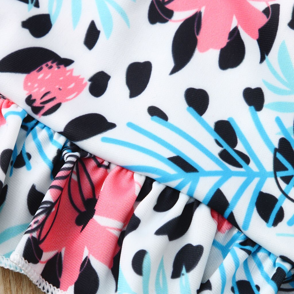 Summer Style Kids Baby Girls Floral Striped Print ... – Grandado