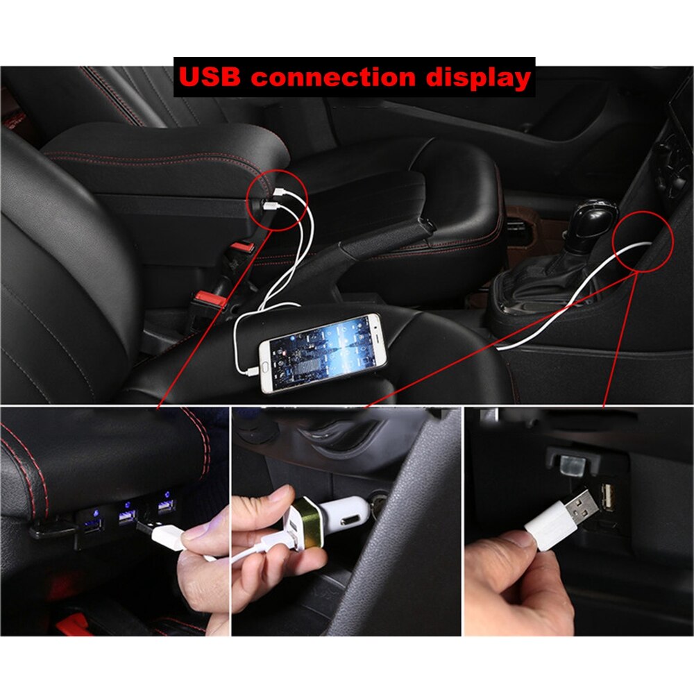 Voor Chevrolet Spark Armsteun Auto Arm Rest Ledere... – Vicedeal