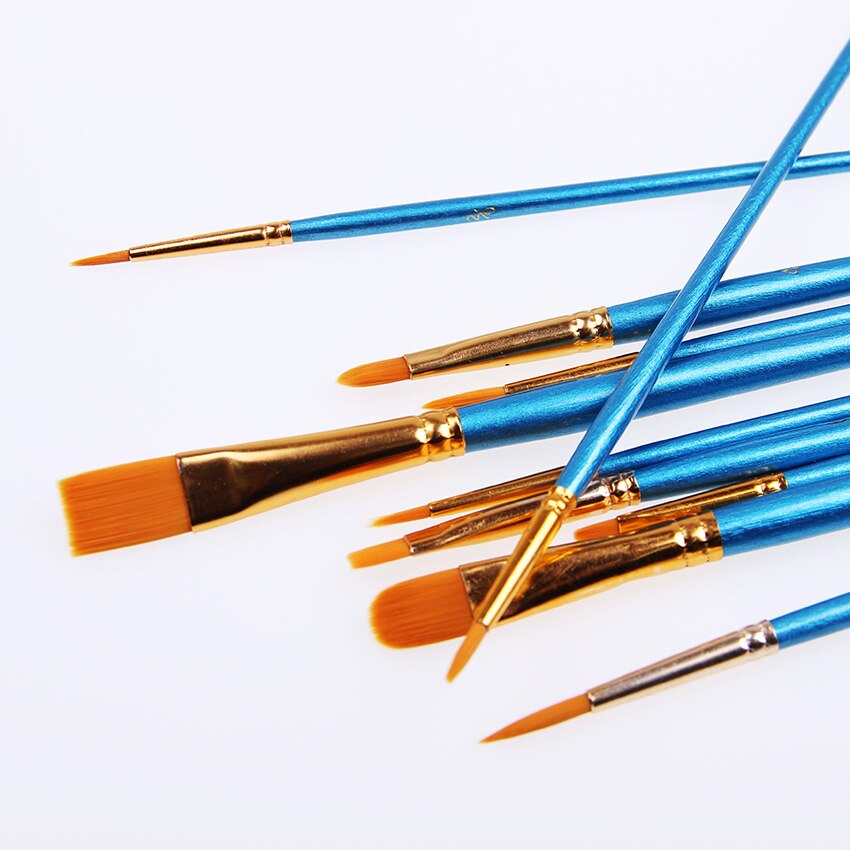 10 stks/set Aquarel Gouache Penselen Verschillende... – Grandado