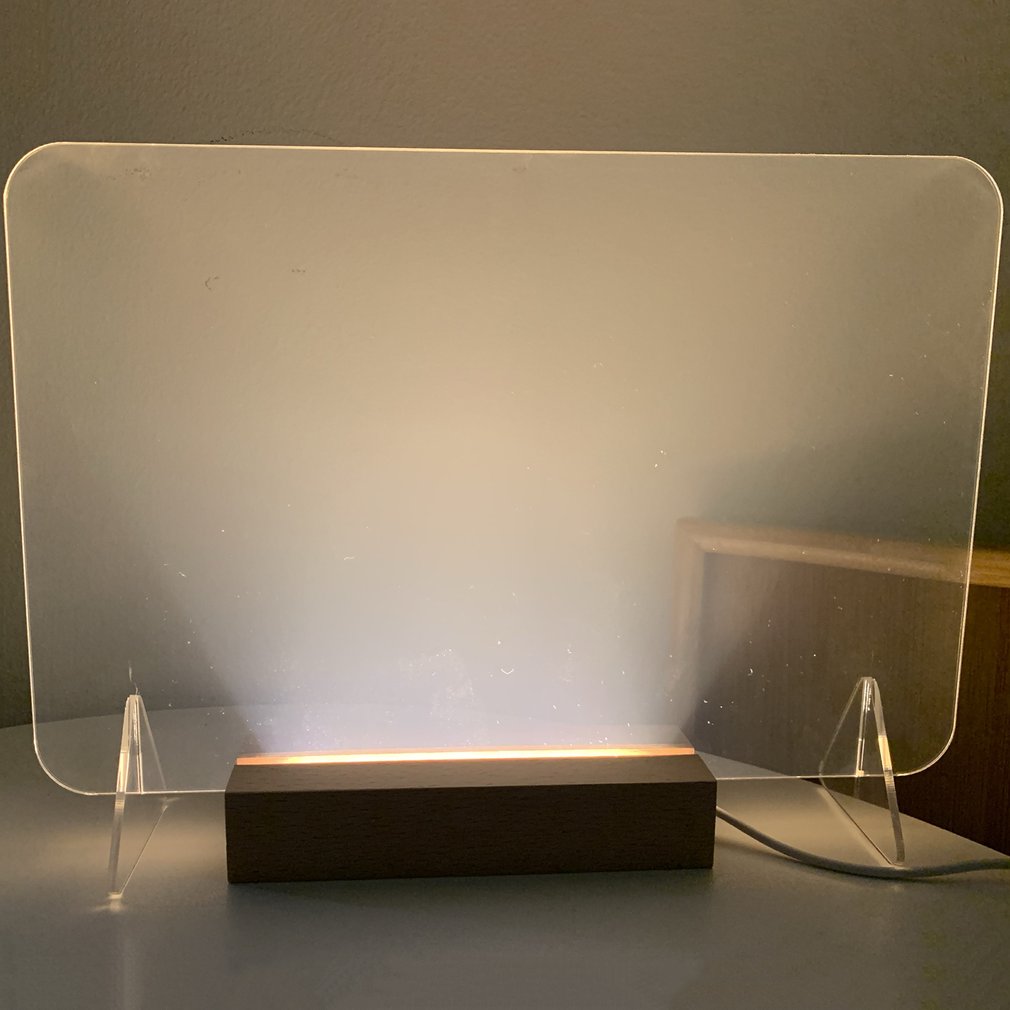 Clear Writing Board Acrylic Message Board With Tri... – Vicedeal