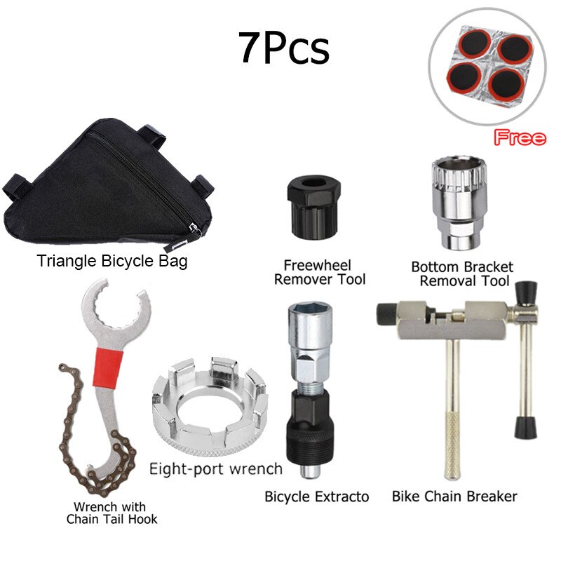 7 PCS Bicycle Repair Tool Kits Flywheel Removal Ch... – Vicedeal