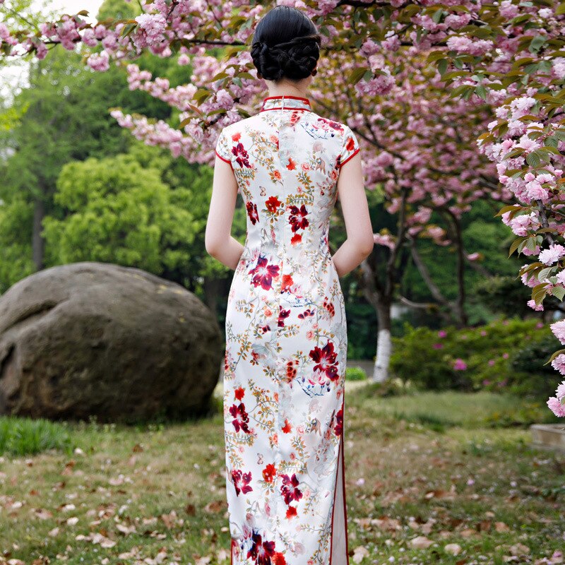 Vintage Chinese Style Qipao Long Handmade Button C... – Grandado