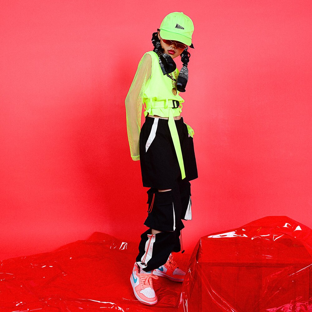 Girls Hip Hop Dance Costumes Kids Jazz Street Danc... – Grandado