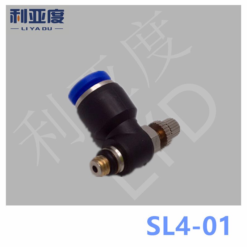 10PCS/LOT SL4-01 Pneumatic quick L type throttle v... – Grandado