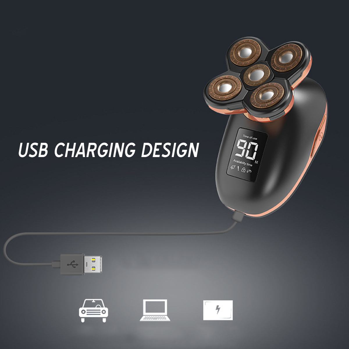 Electric for Men Bald Head Shaver 5 in 1 Electric ... – Grandado