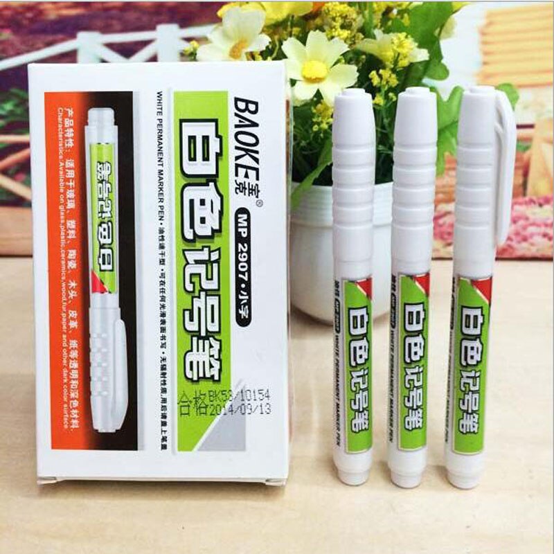 Classical white marker pen scrapbooking diy marker... – Grandado
