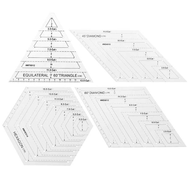Patchwork Quilting Ruler Acrylic DIY Sewing Garmen... – Grandado