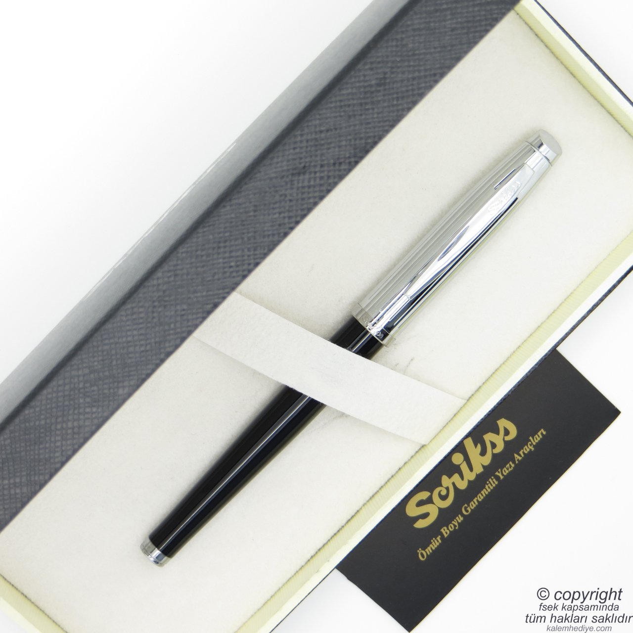 Scrikss 39 Zwart Chrome Roller Pen | Scrikss Pen |... – Grandado