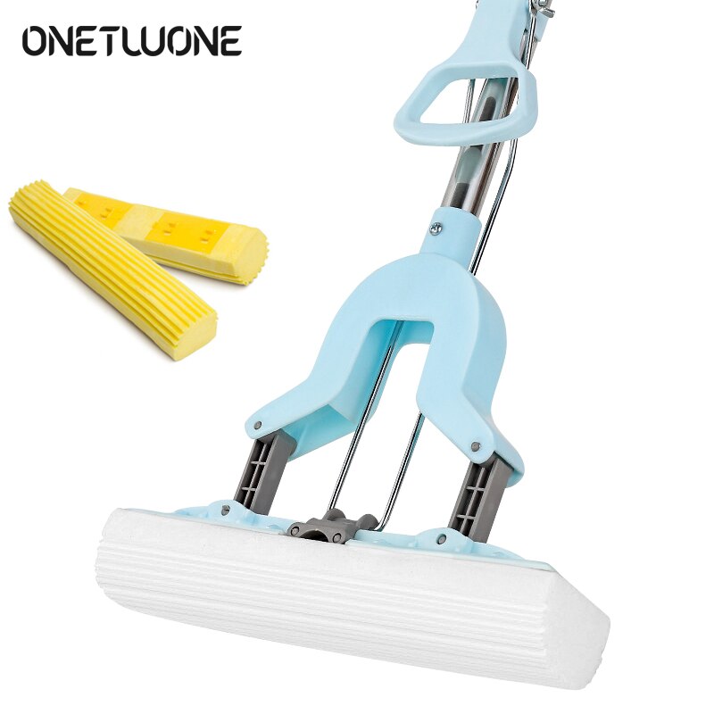 Strong Floor Mop Absorbent Sponge Mop Stainless St... – Grandado