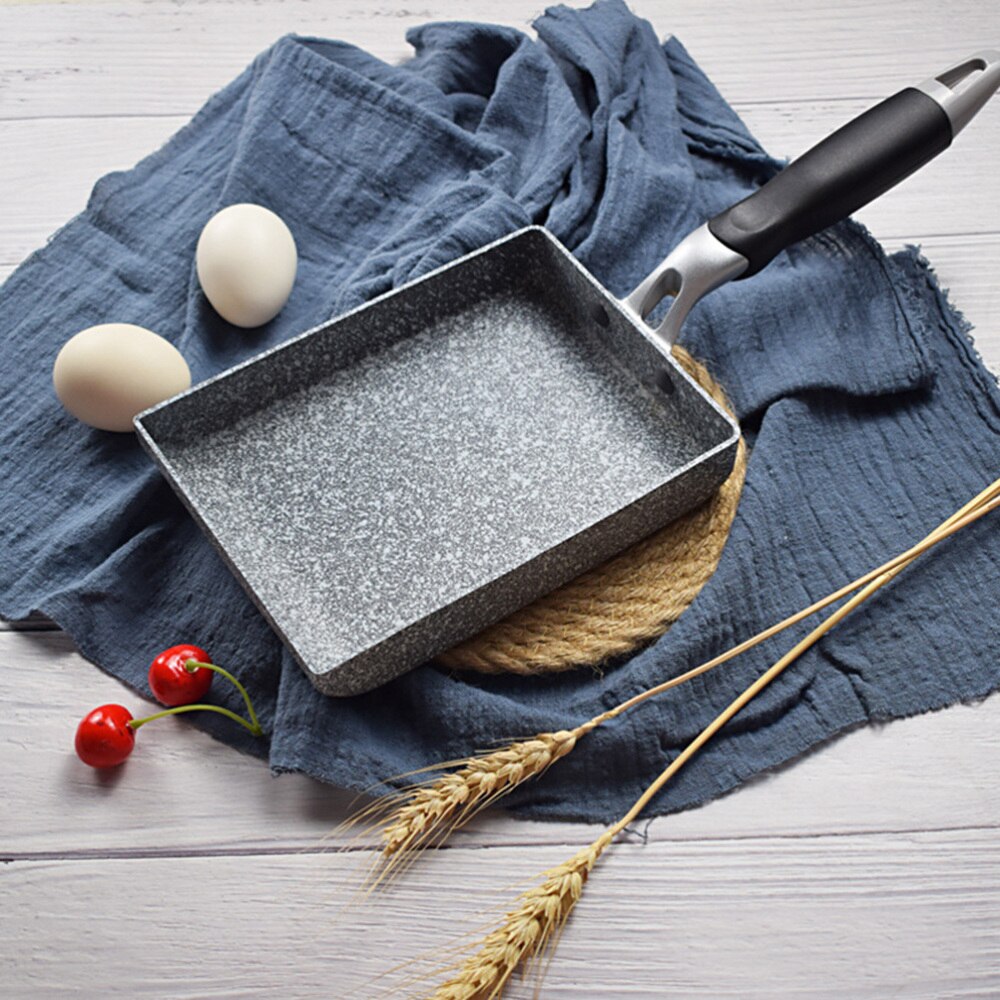 Non-stick Omelette Pan Rectangular Coating Egg Fry... – Grandado