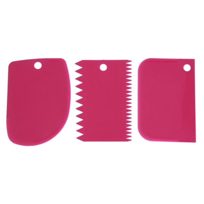 3 Pcs Plastic Deeg Cake Fondant Schraper Cake Deco... – Grandado