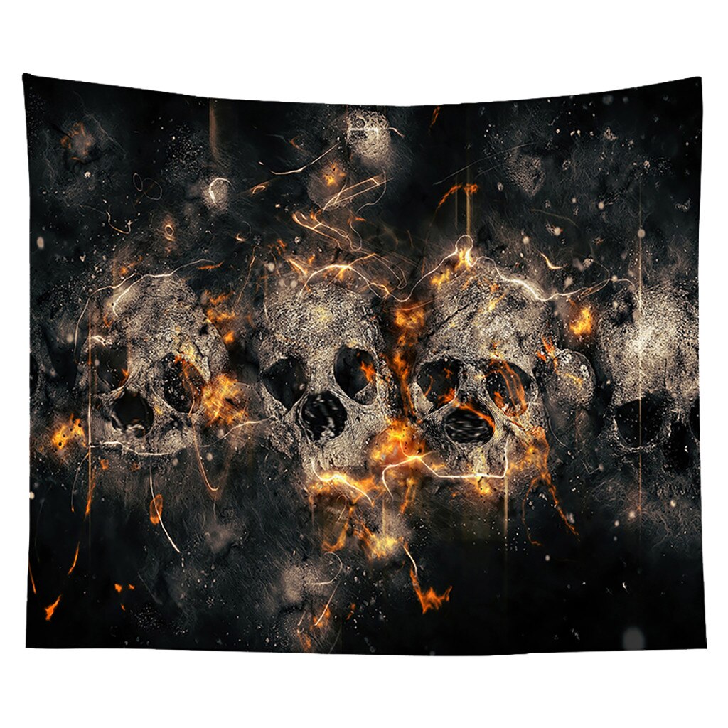 Halloween Decoraties Schedel Gedrukt Grote Wandtap... – Vicedeal