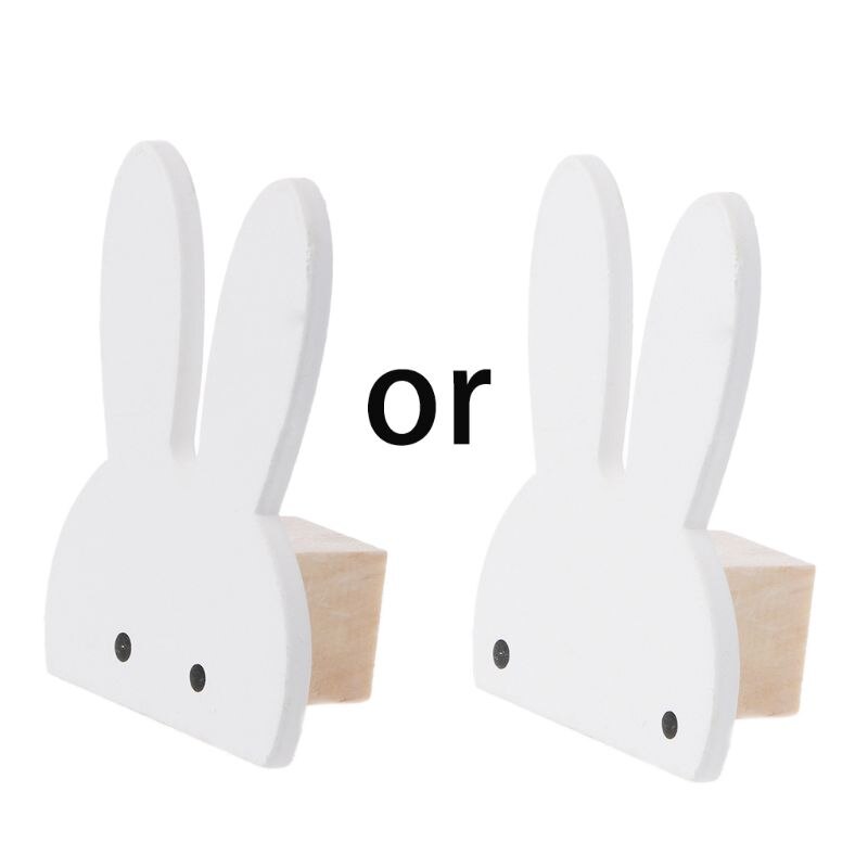 Leuke Bunny Haak Houten Kleerhanger Muur Decor Kin... – Vicedeal