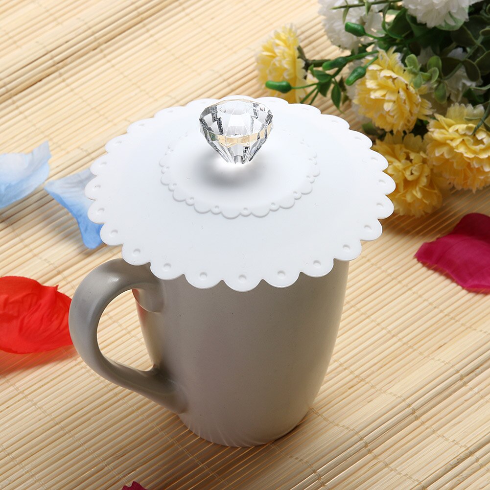 Diamond Silicone Insulation Cup Cover Dustproof Re... – Vicedeal