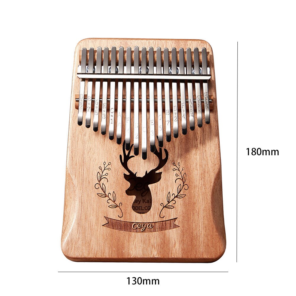Deer Musical Instrument 17 Keys Kalimba Acacia Woo... – Vicedeal