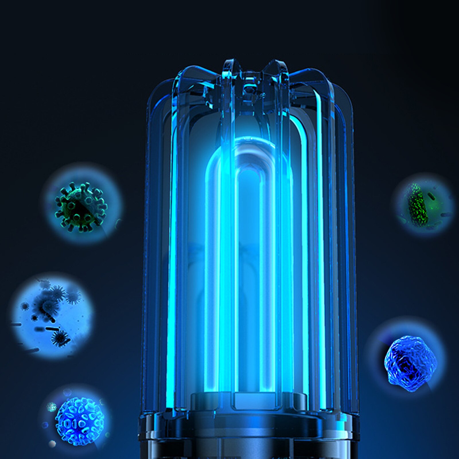 Mini UV Light Sanitizer Lamp Ultraviolet Ozone Dou... – Grandado