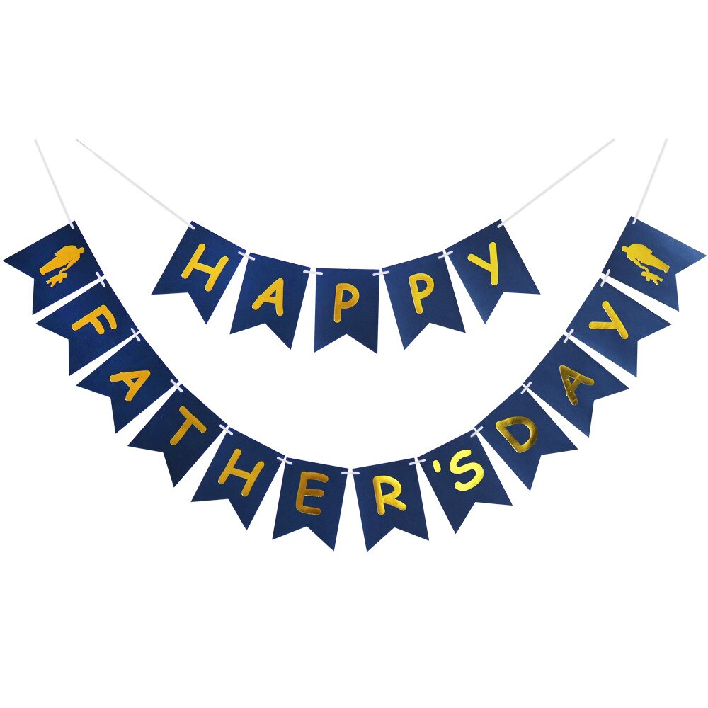 HAPPY MOTHERSDAY FATHERSDAY Banner Blue Red Gold L... – Vicedeal