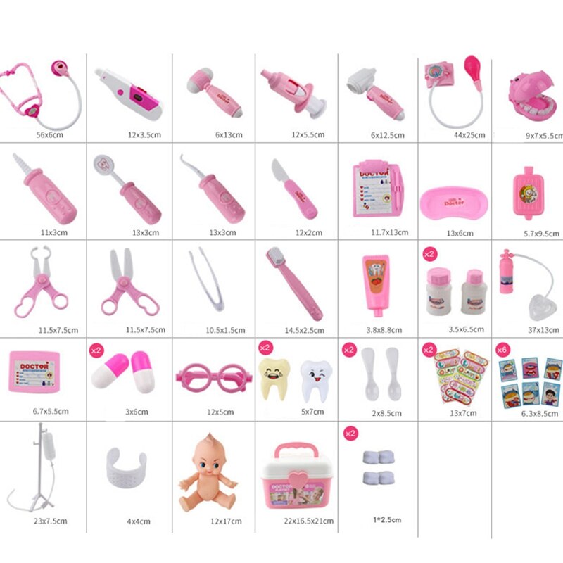 Ambulance Box 44 Pcs/Set Girls Role Play Game Toy ... – Vicedeal