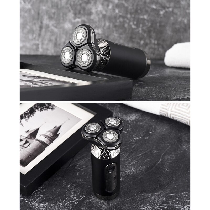 Elektrisk rakhyvel för män, uppladdningsbar våt oc... – Grandado