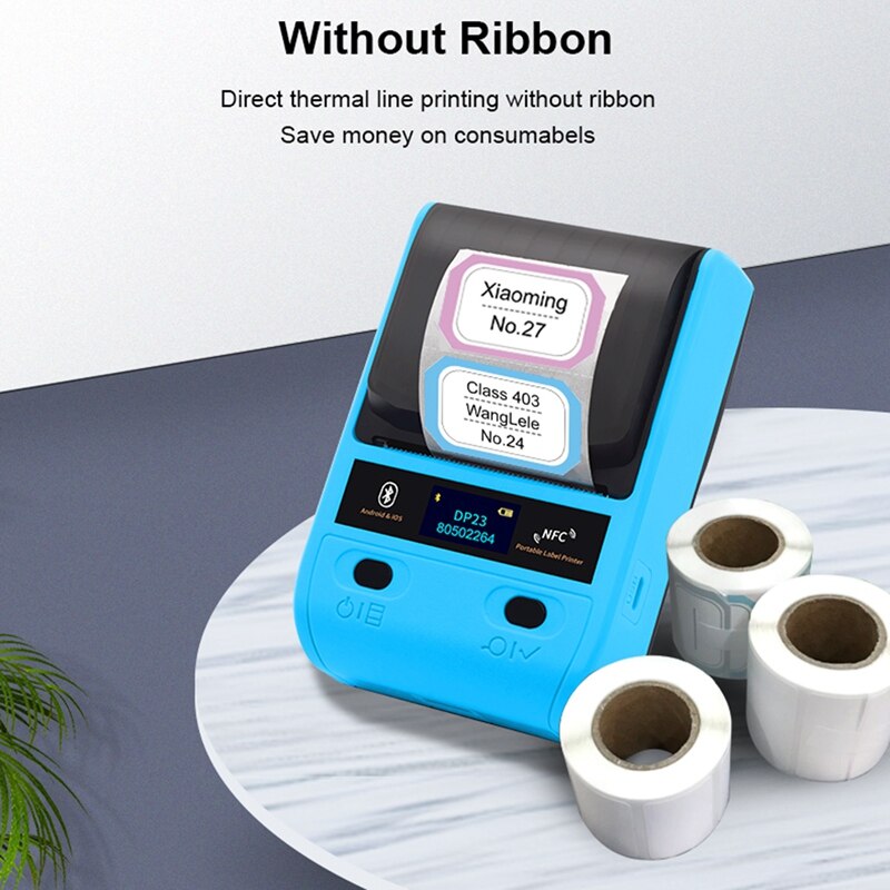 Thermal Printer 58mm Receipt Printer Portable Blue... – Vicedeal