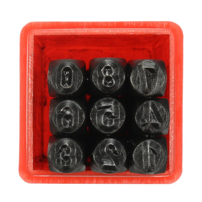 Durable Stamps Letters Alphabet Numbers Punch Set ... – Grandado