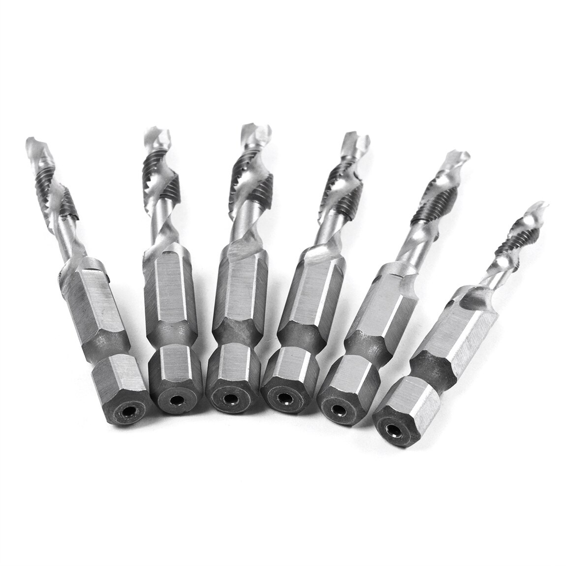 6 Pcs Sae Boor Tap Combinatie Bit Set Ontbramen Ve... – Grandado