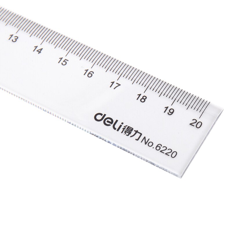 1PCS Deli 6220 Office Desk plastic ruler straight ... – Grandado