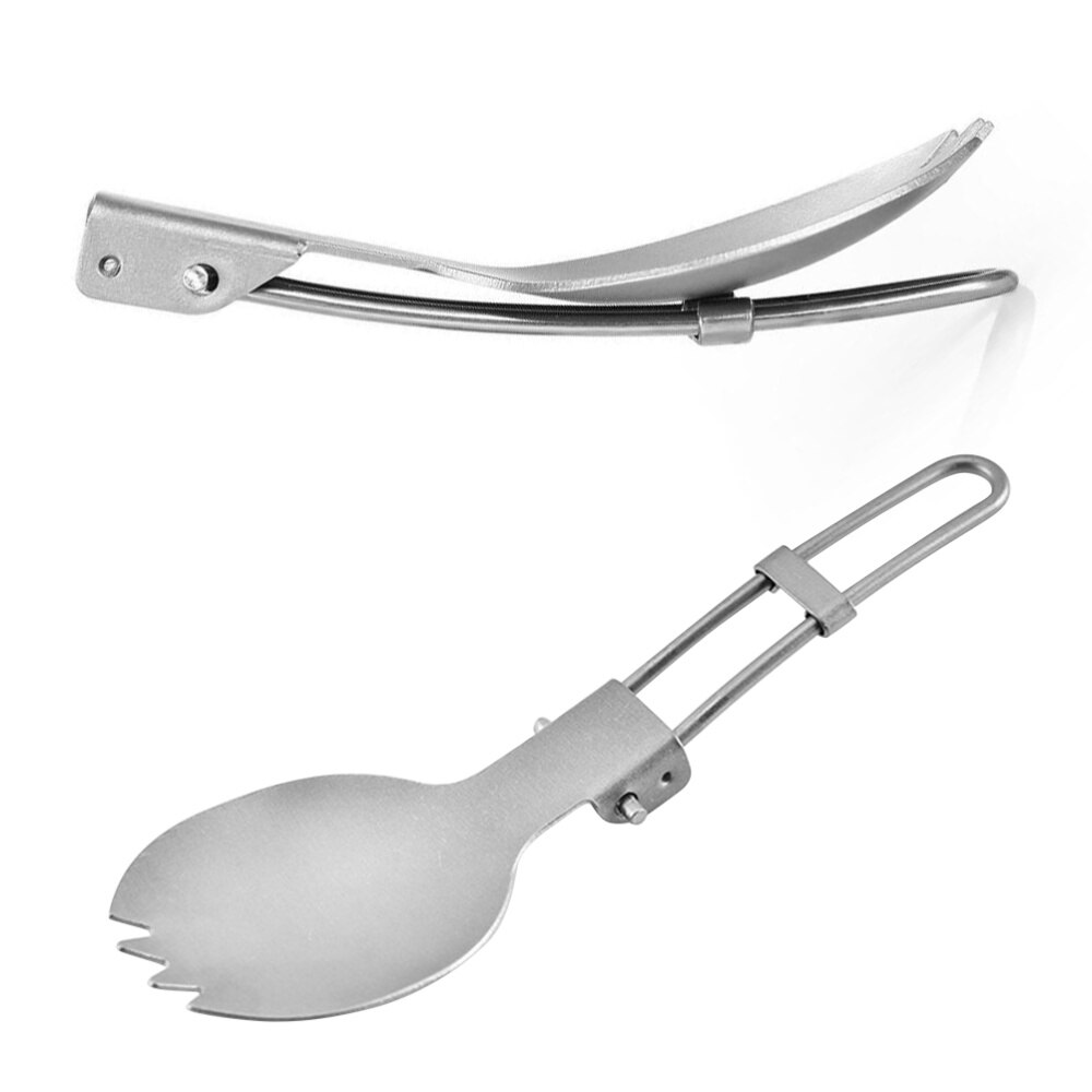 Titanium Portable Spoon Foldable Shovel Durable Ca... – Vicedeal
