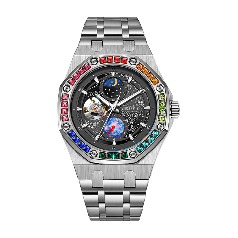Men's fully automatic mechanical watch, night glow... – Vicedeal