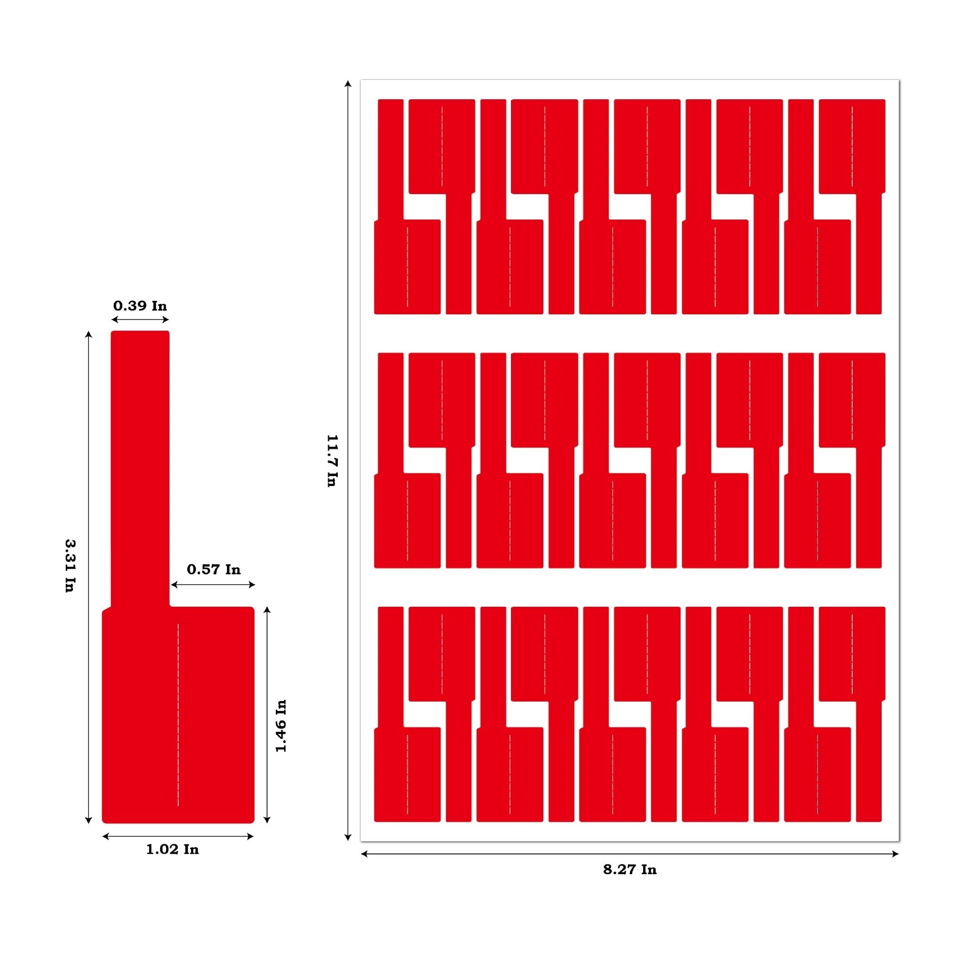Waterproof Self-Adhesive Colorful Cable Label Stic... – Grandado
