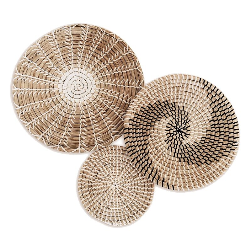 Handgemaakte Opknoping Muur Mand Decor(Set Van 3) ... – Vicedeal