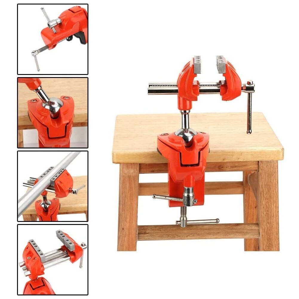 Rotatable Table Vice 360 Degree Rotatable 70mm Jaw... – Grandado