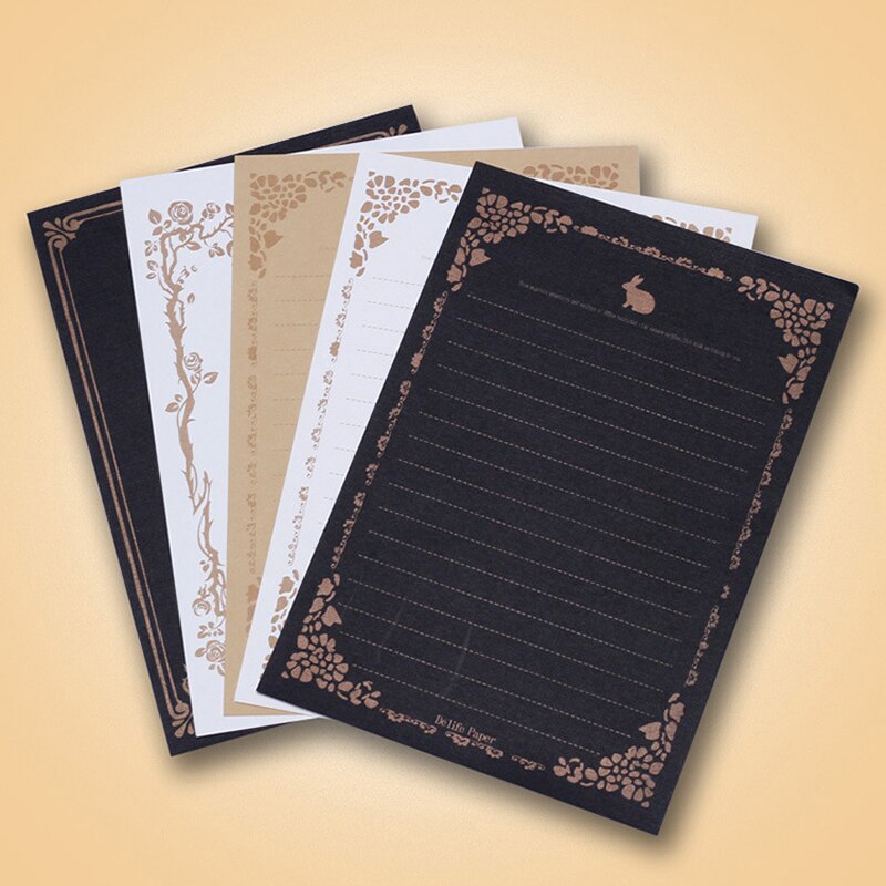 8 Sheets/set European Vintage Style Writing Paper ... – Grandado